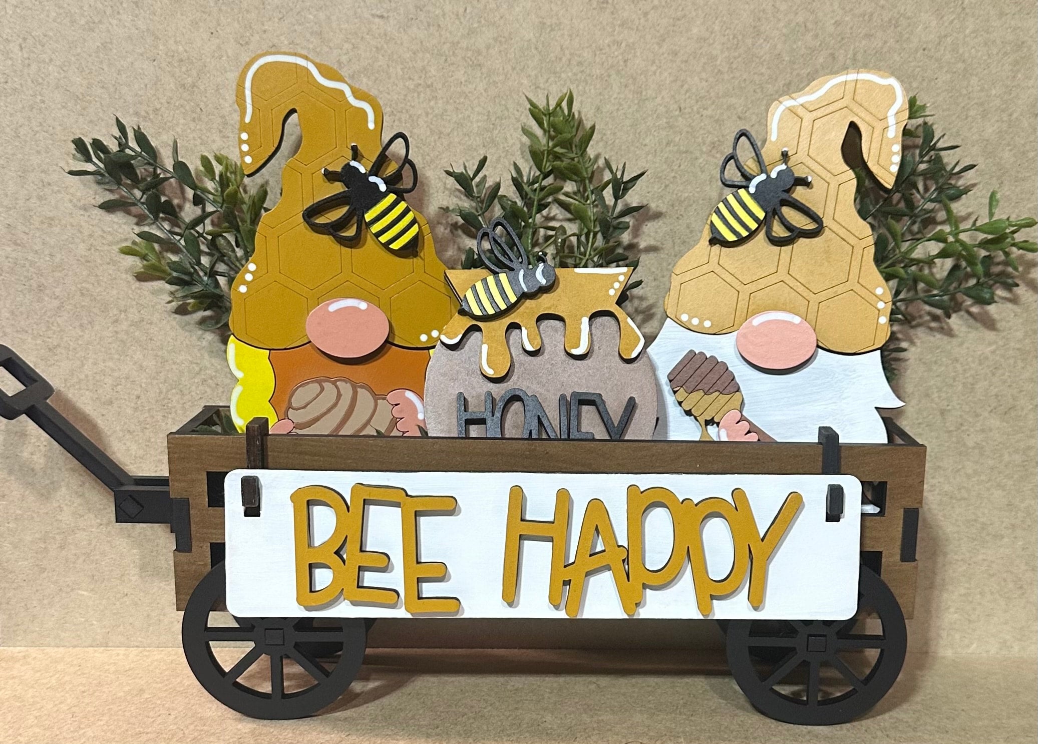 Gnome Bee Happy Inserts | LVG Crafts.